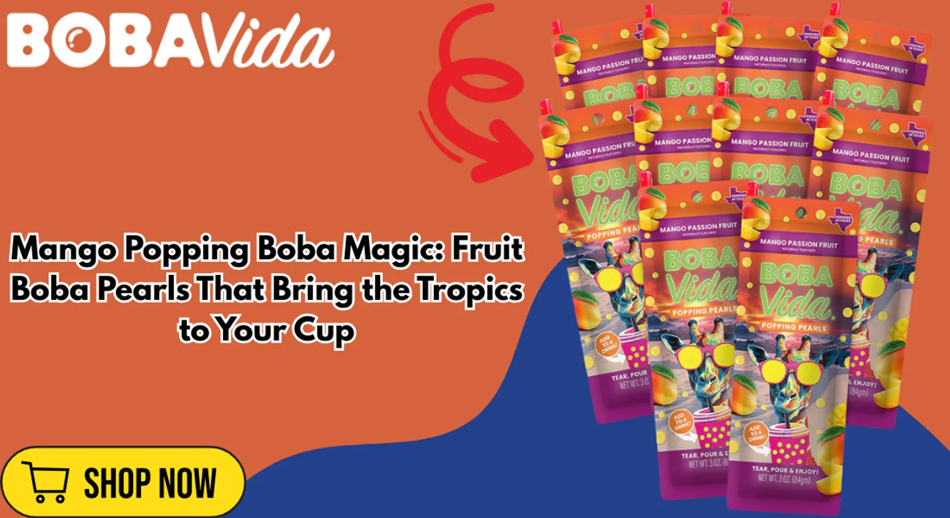 Mango Popping Boba Magic: Fruit Boba Pearls That Bring the Tropics to ...