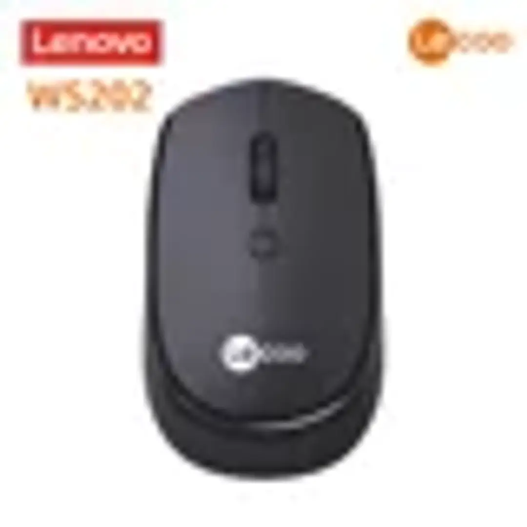 Lenovo WS202 Wireless Mouse Black For Laptop Desktop Notebook Computer ...