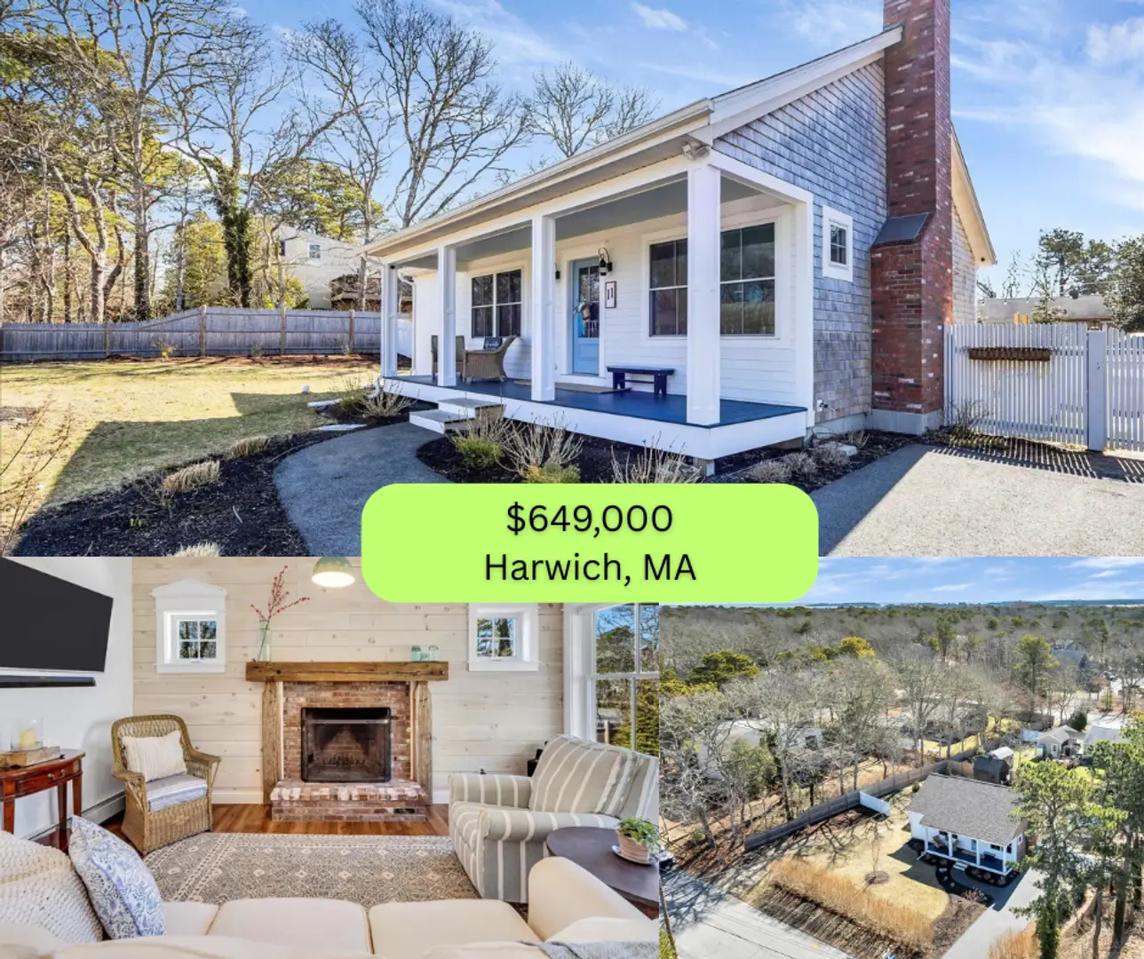 Harwich Co-Ownership Opportunity – Newer 3-Bedroom Ranch with Outdoor ...